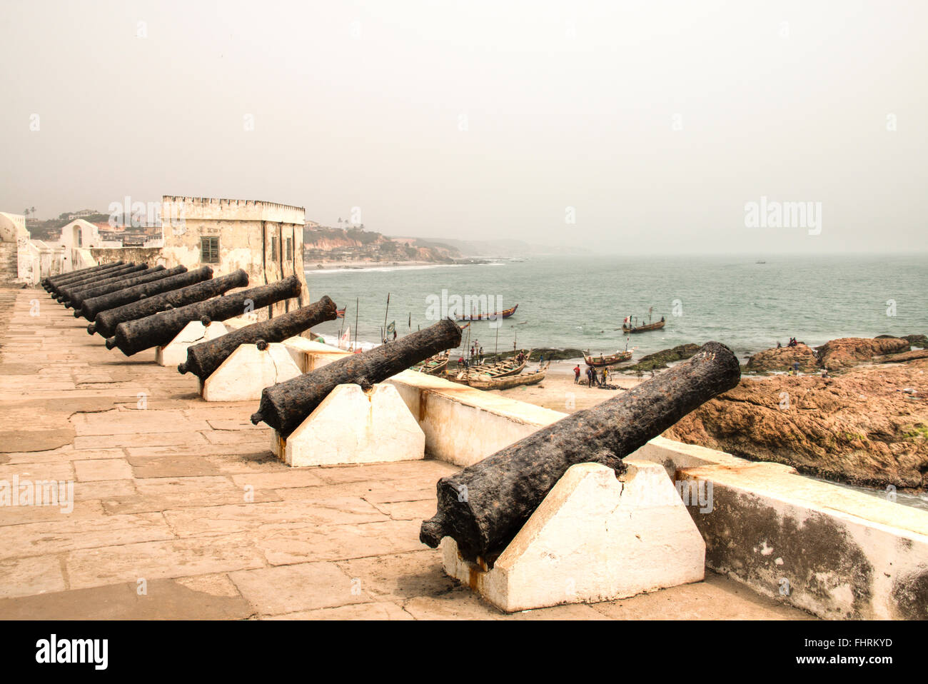The Cape Coast Castle in Ghana is one of about forty "slave castles ...