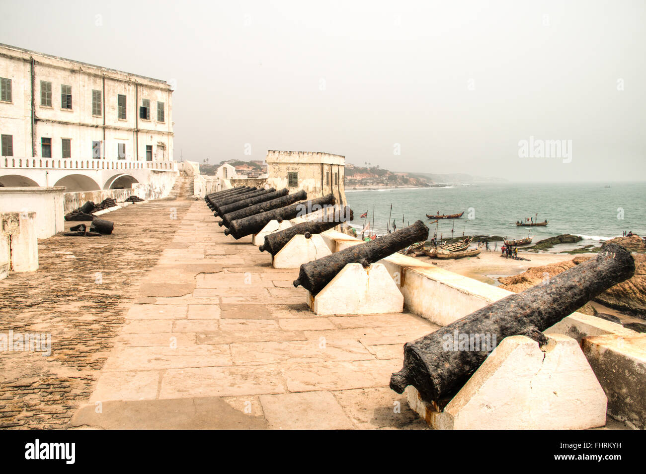 The Cape Coast Castle in Ghana is one of about forty "slave castles ...