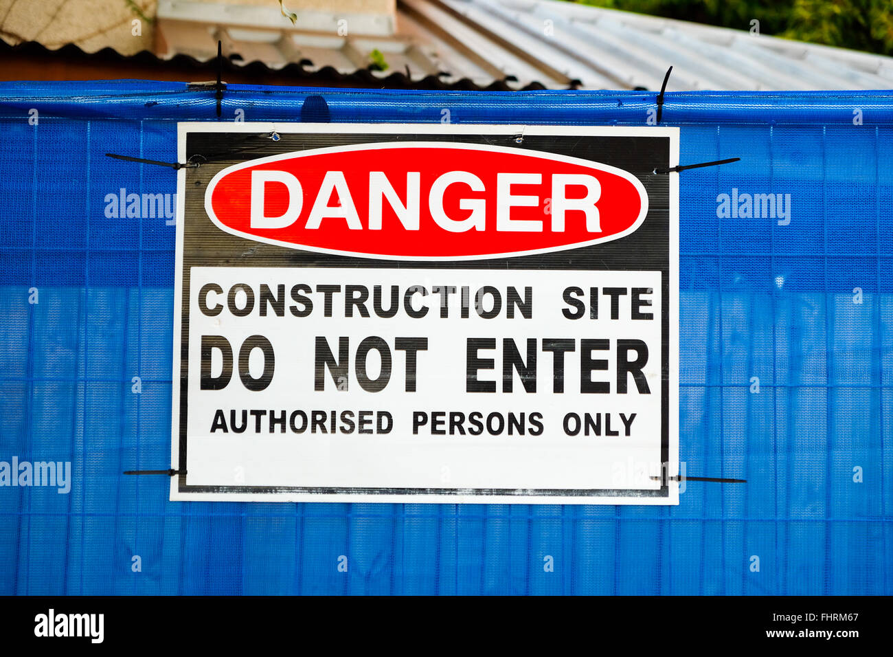 Construction site signage hi-res stock photography and images - Alamy