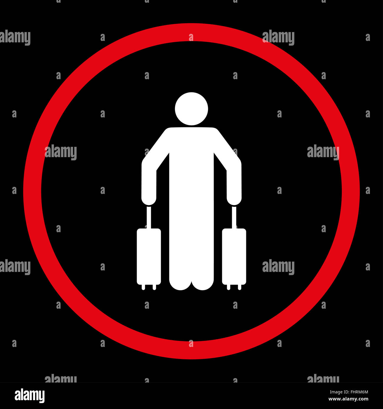 Passenger baggage icon Stock Photo - Alamy