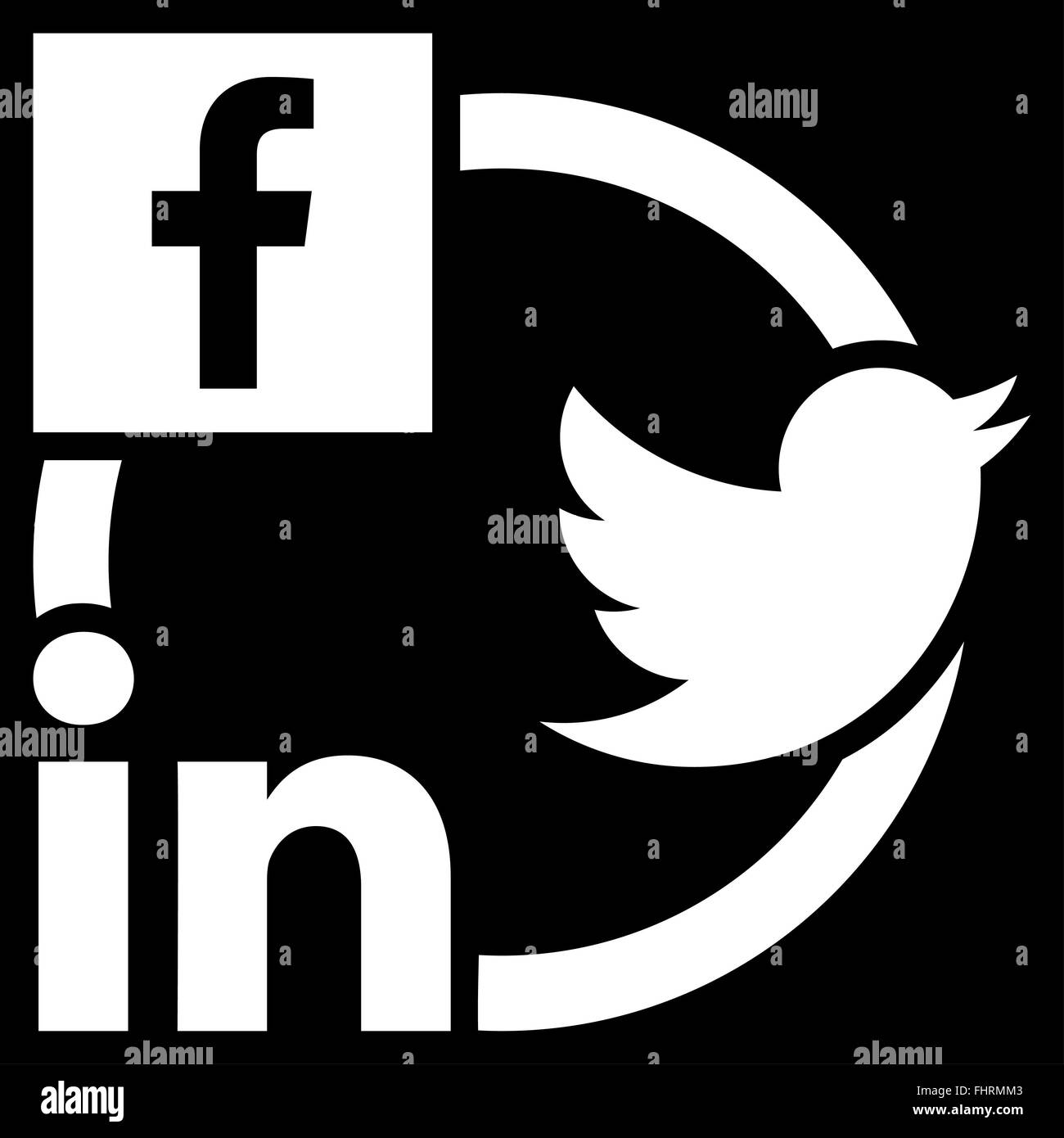 Social media networks global Black and White Stock Photos & Images - Alamy