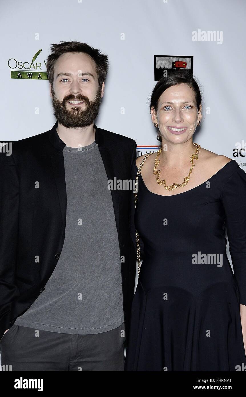 Los Angeles, CA, USA. 25th Feb, 2016. Benjamin Cleary, Serena Armitage ...