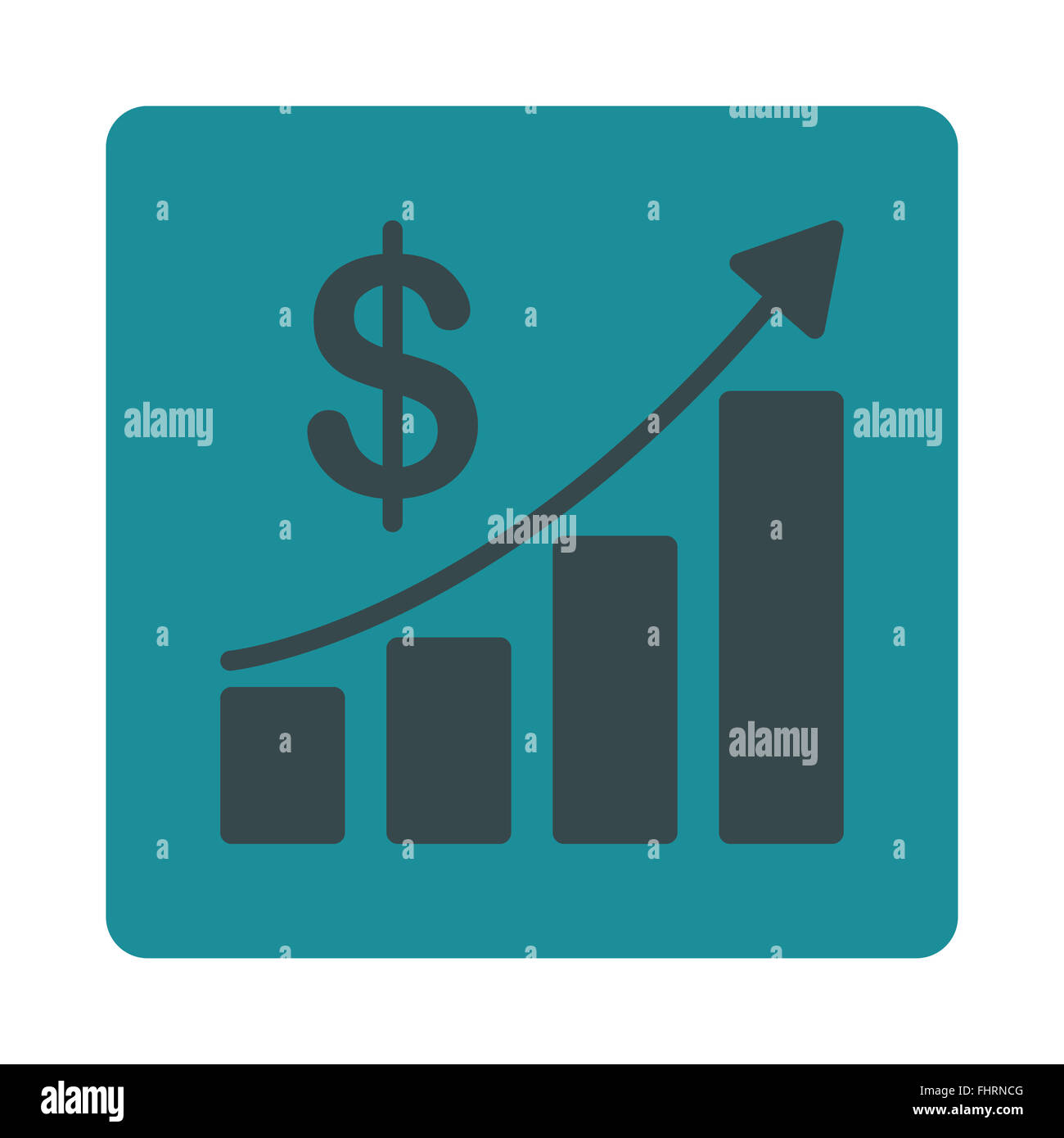 Sales Growth Icon Stock Photo - Alamy