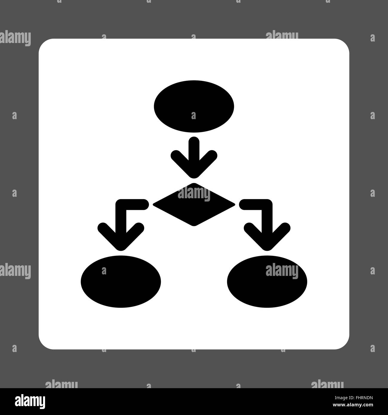 Flow chart square Black and White Stock Photos & Images - Alamy