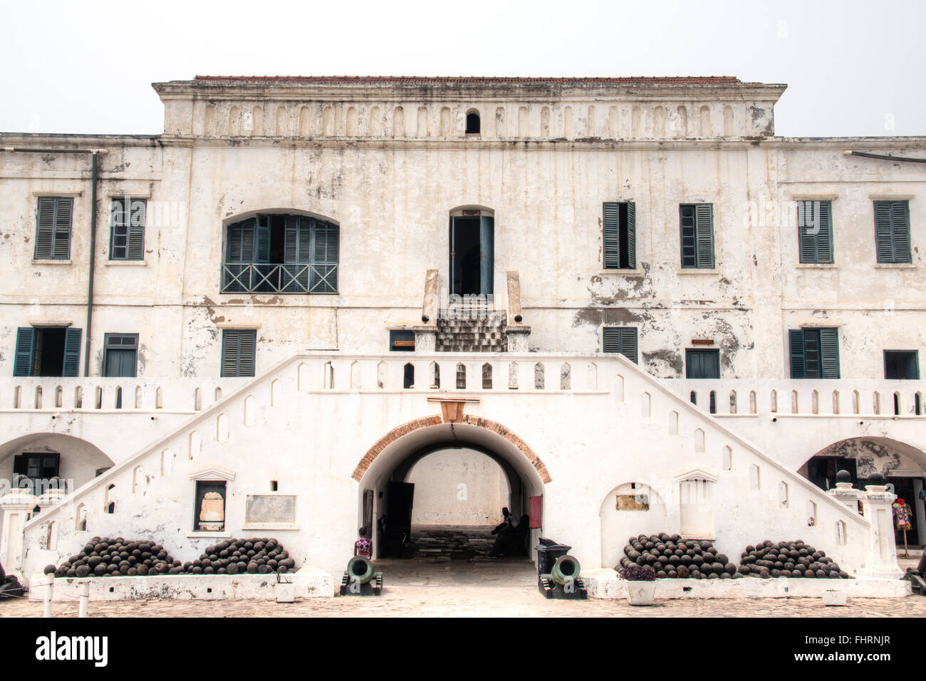 The Cape Coast Castle in Ghana is one of about forty "slave castles ...