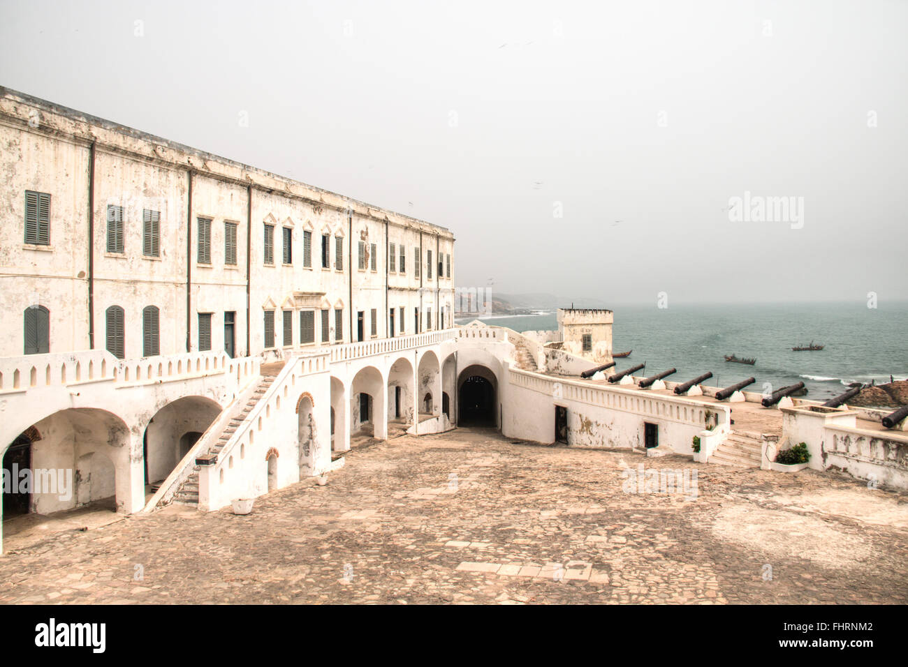 The Cape Coast Castle in Ghana is one of about forty "slave castles ...