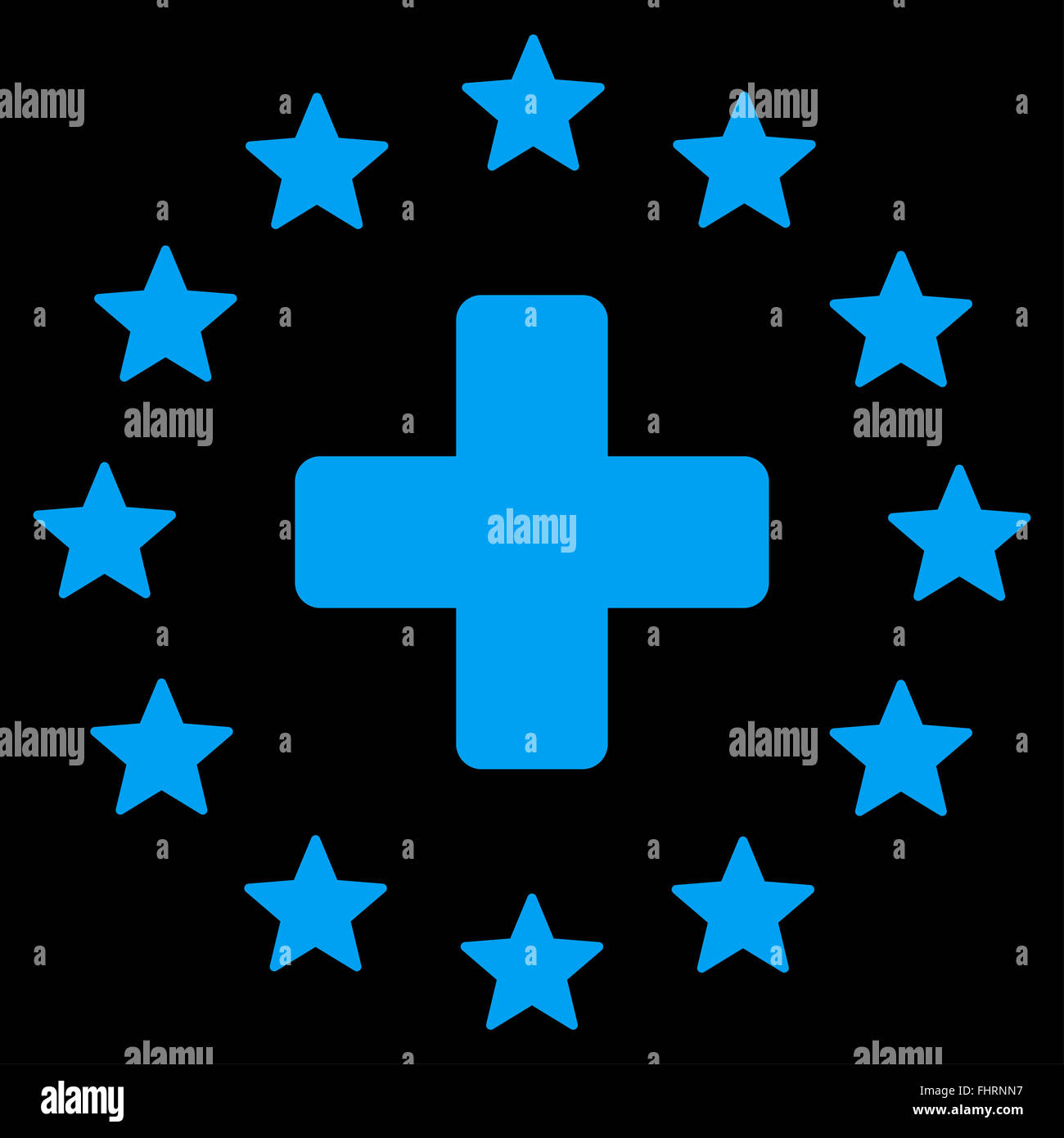 Euro Medicine Icon Stock Photo - Alamy