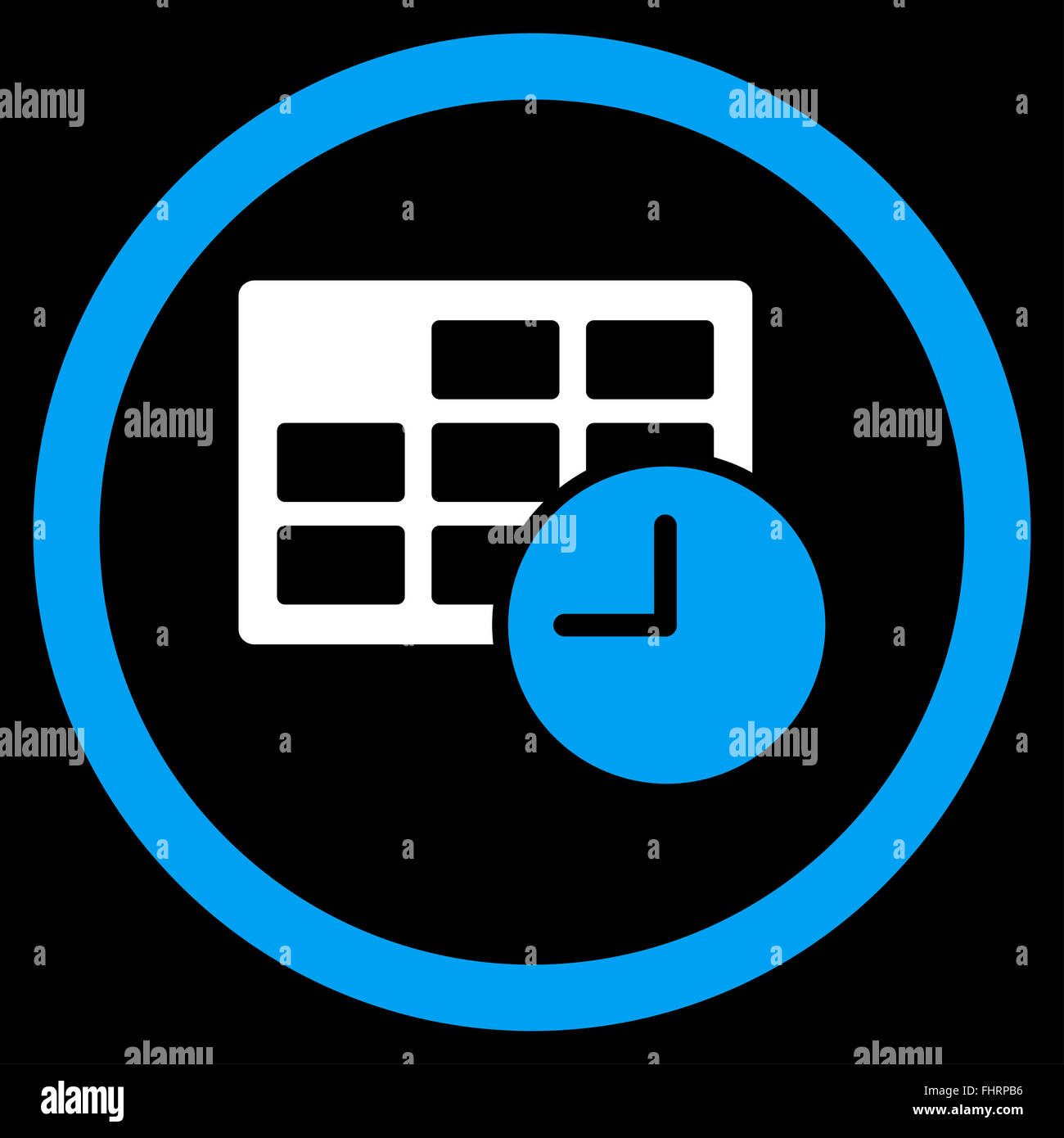 Date And Time Icon Stock Photo - Alamy