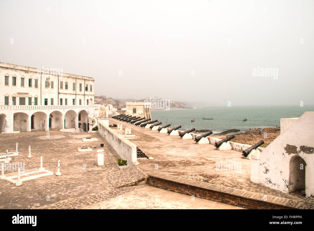 The Cape Coast Castle in Ghana is one of about forty "slave castles ...