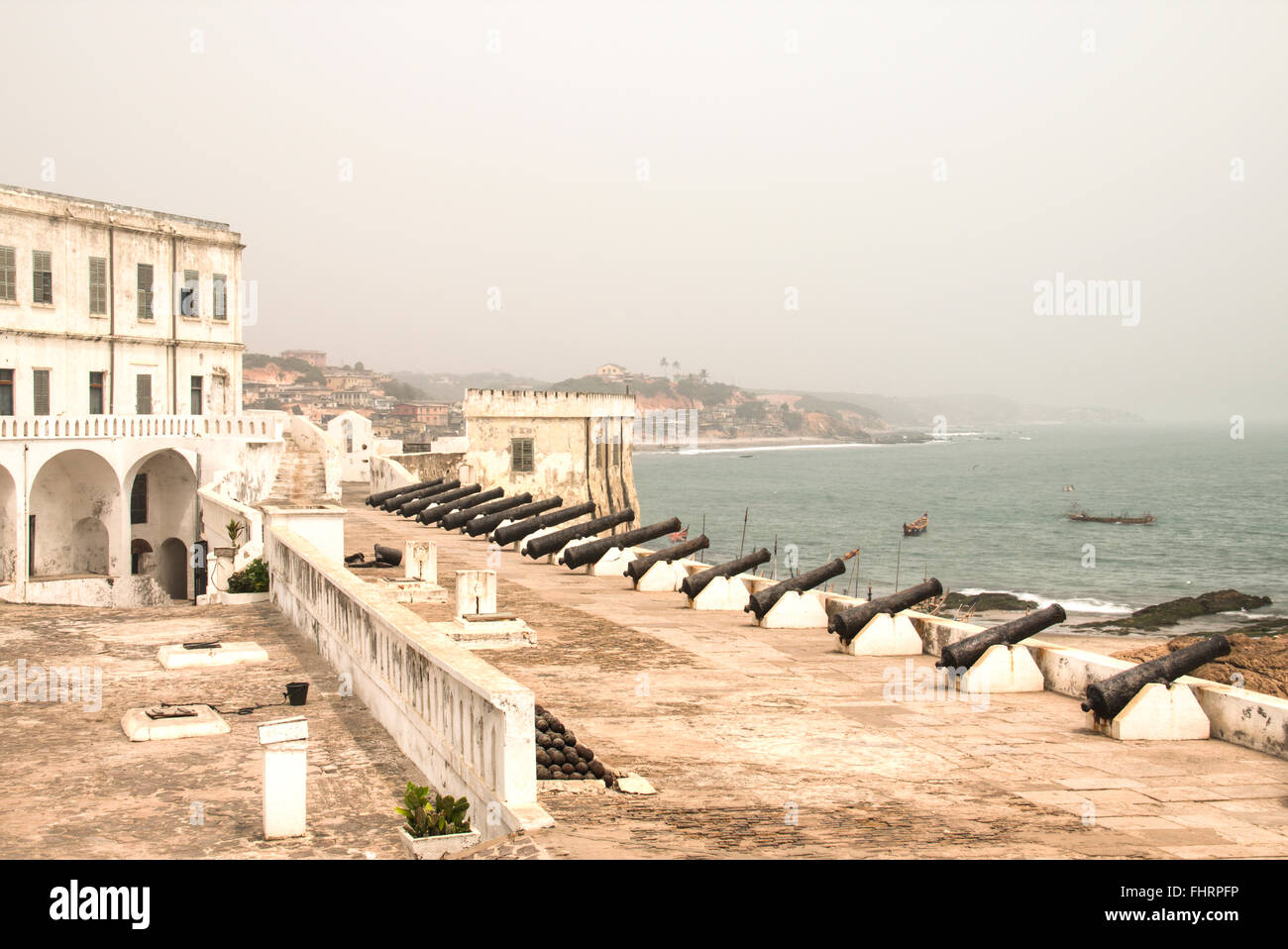 The Cape Coast Castle in Ghana is one of about forty "slave castles ...
