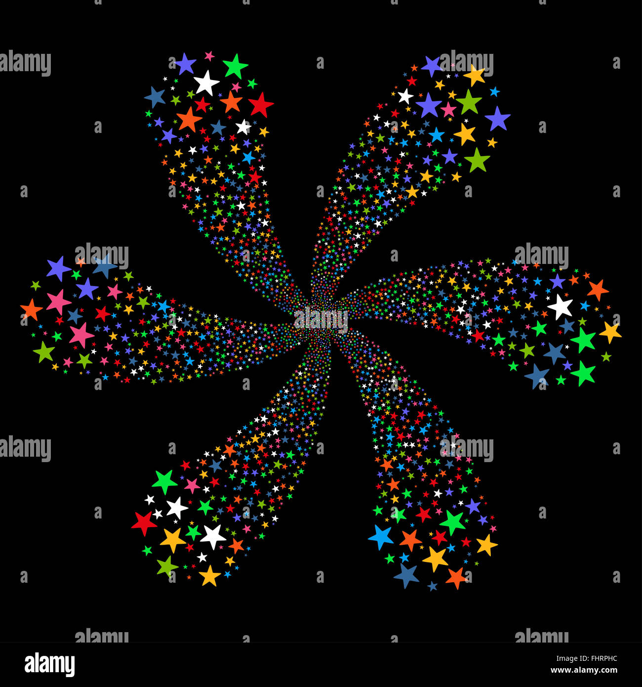 Fireworks Star Flower Stock Photo - Alamy