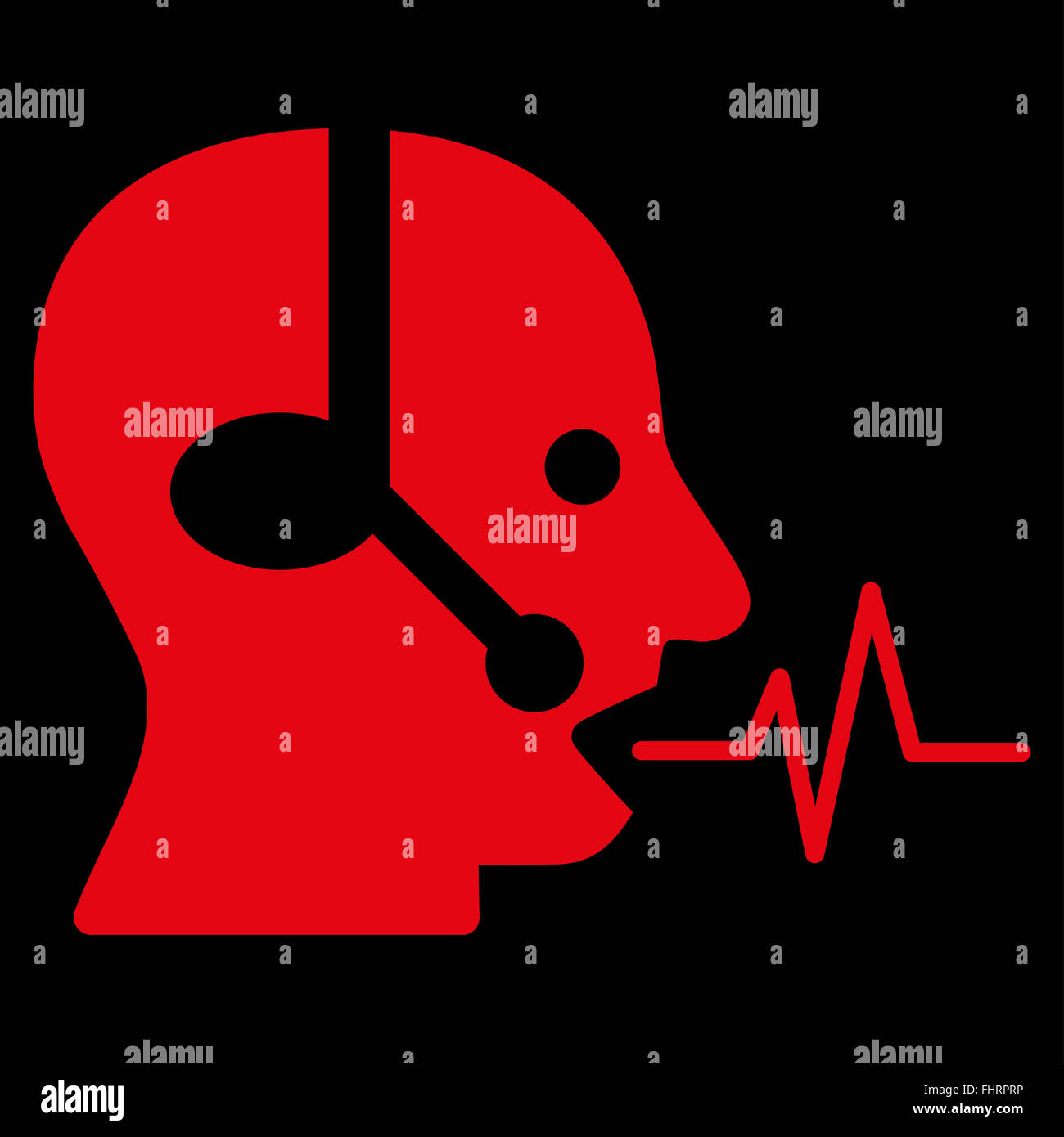 Operator Signal Icon Stock Photo - Alamy