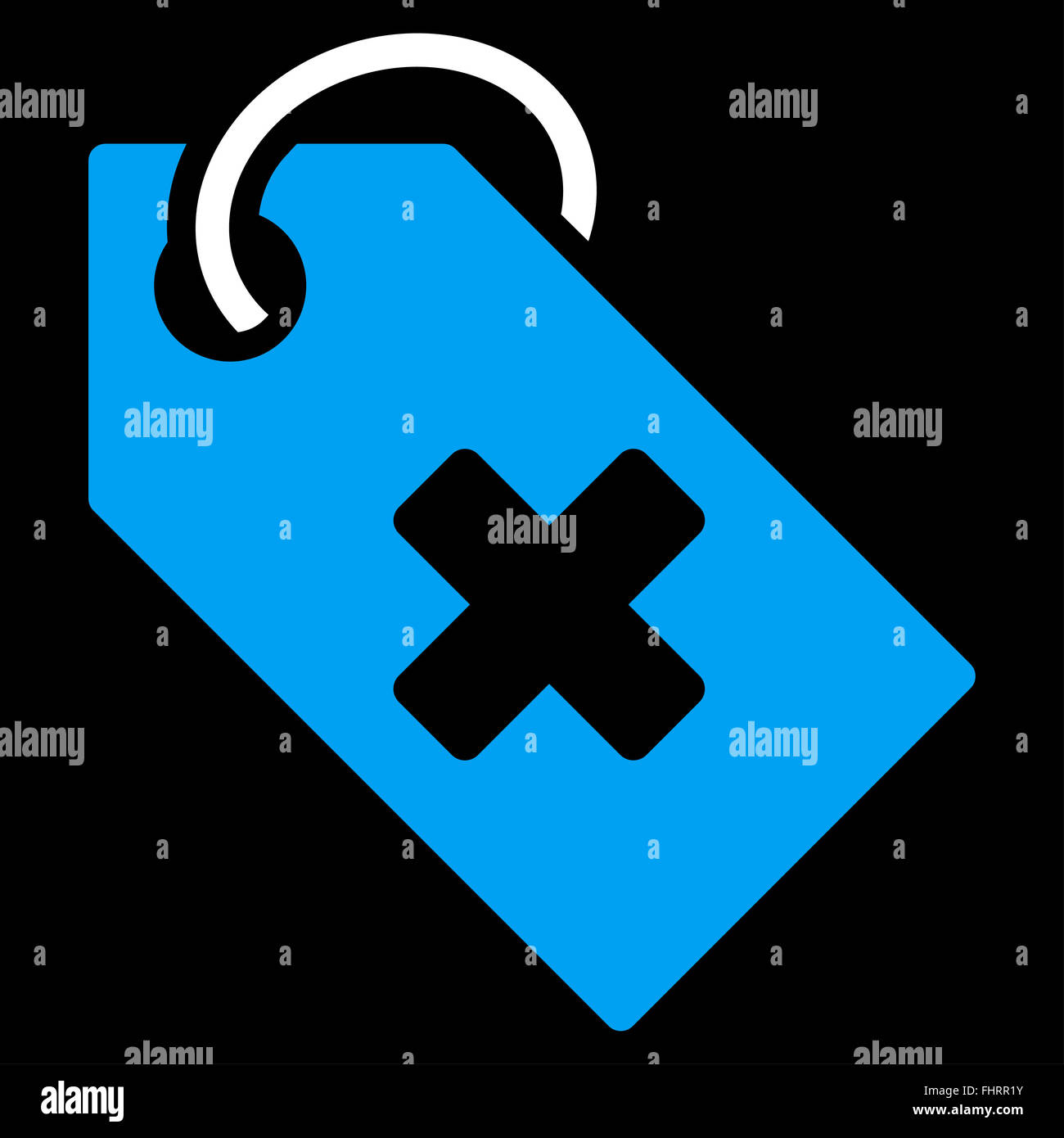 Hospital Tag Icon Stock Photo - Alamy