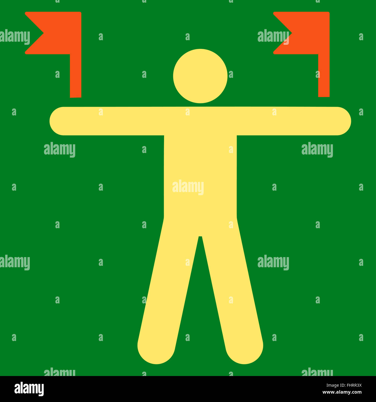 Control Flags Flat Icon Stock Photo - Alamy