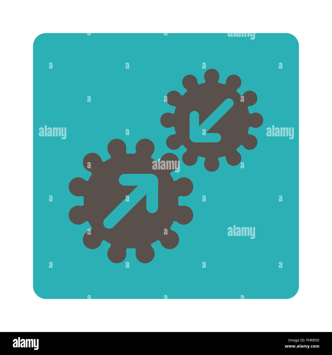 Integration system glyph icon Cut Out Stock Images & Pictures - Alamy