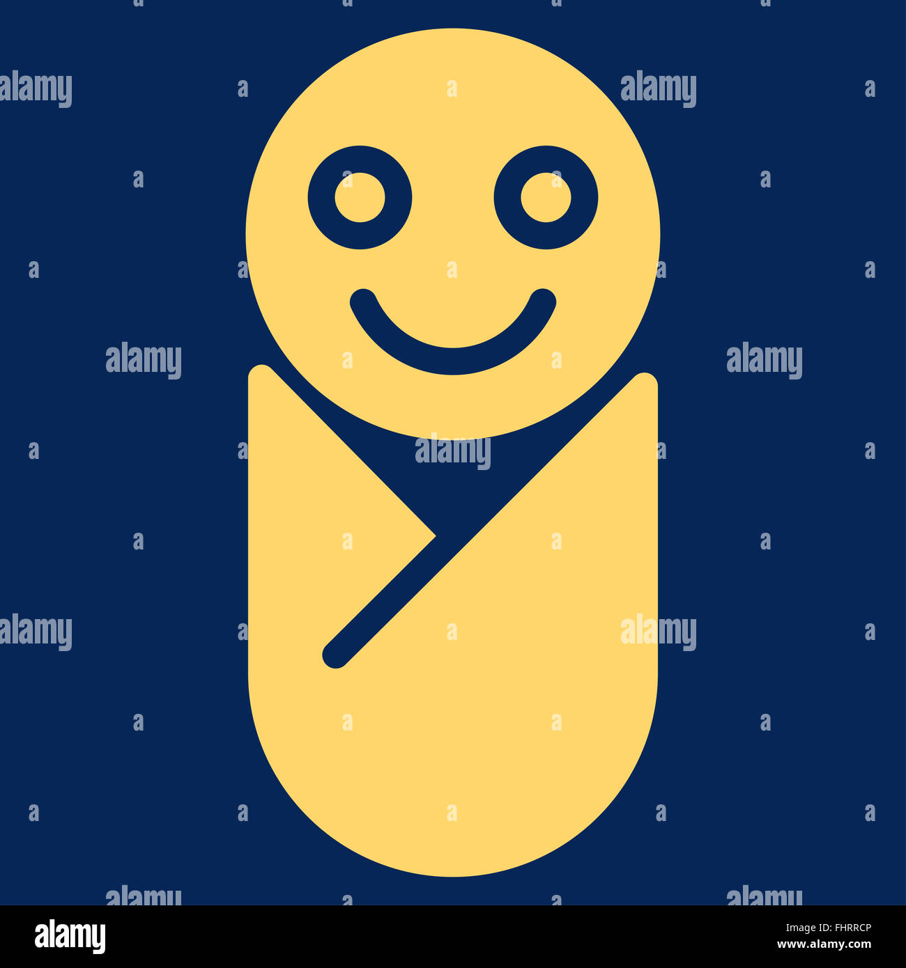 Infant Flat Icon Stock Photo - Alamy