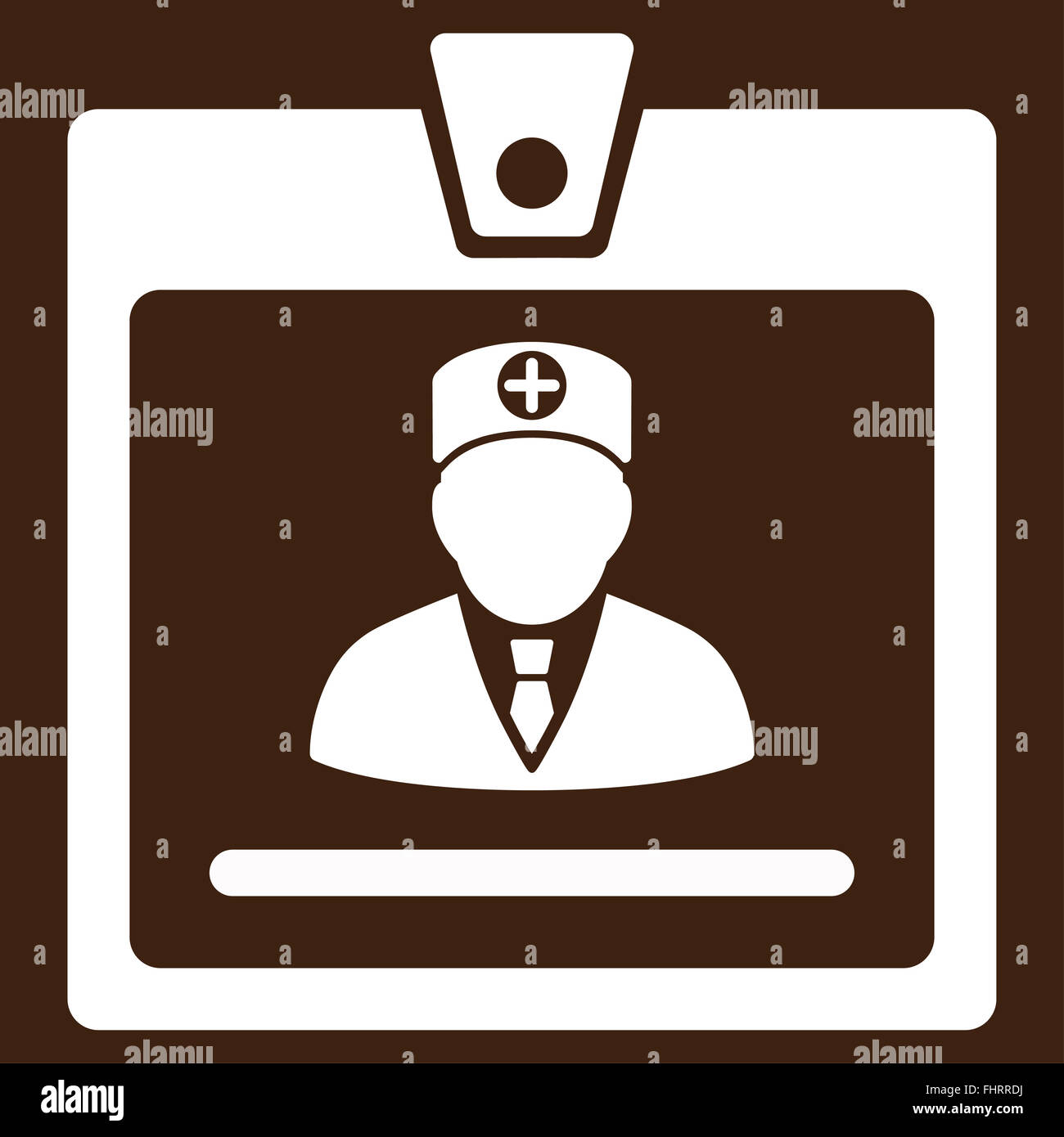 Flat medical doctor icon account hi-res stock photography and images ...