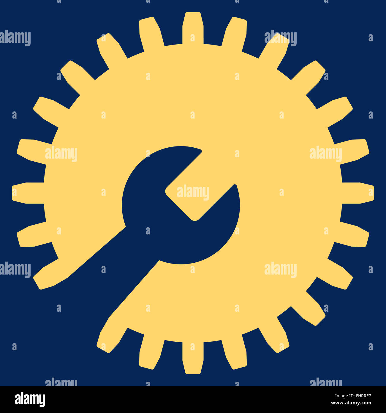 Gear Tools Icon Stock Photo - Alamy