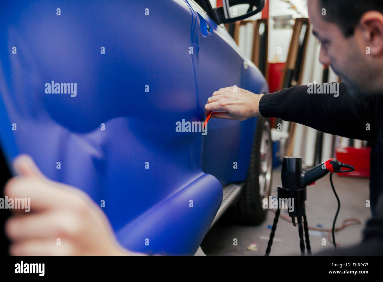 Car wrapping hi-res stock photography and images - Alamy