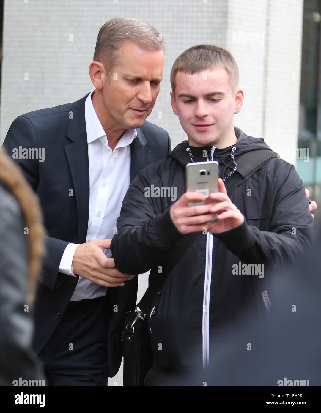 Jeremy Kyle outside ITV Studios Featuring: Jeremy Kyle Where: London ...