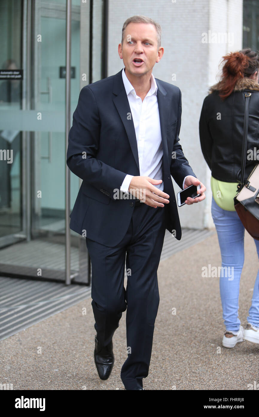 Jeremy Kyle outside ITV Studios Featuring: Jeremy Kyle Where: London ...