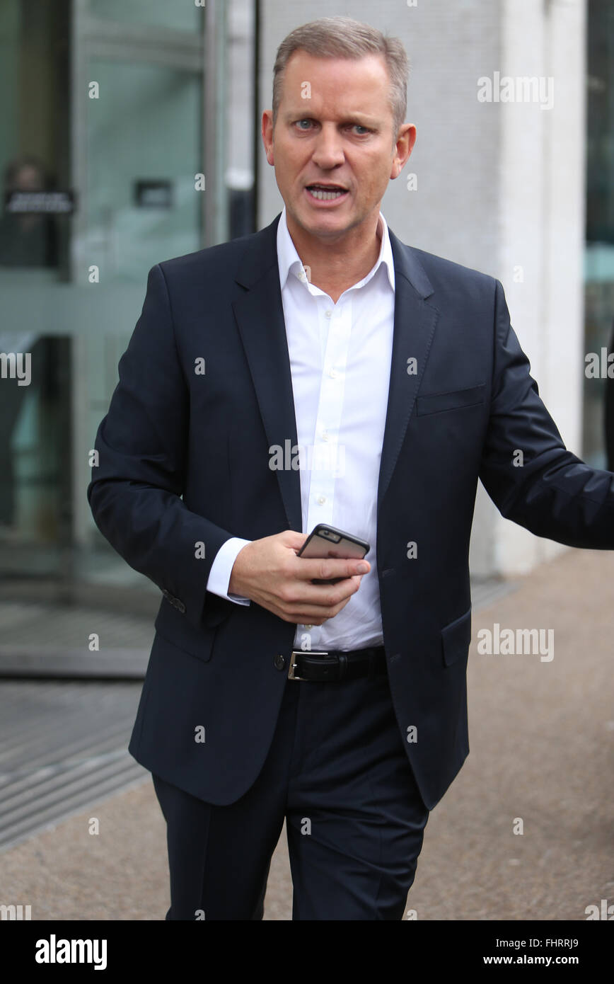 Jeremy Kyle outside ITV Studios Featuring: Jeremy Kyle Where: London ...