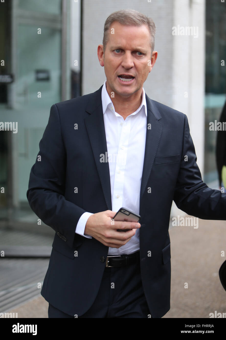 Jeremy Kyle outside ITV Studios Featuring: Jeremy Kyle Where: London ...