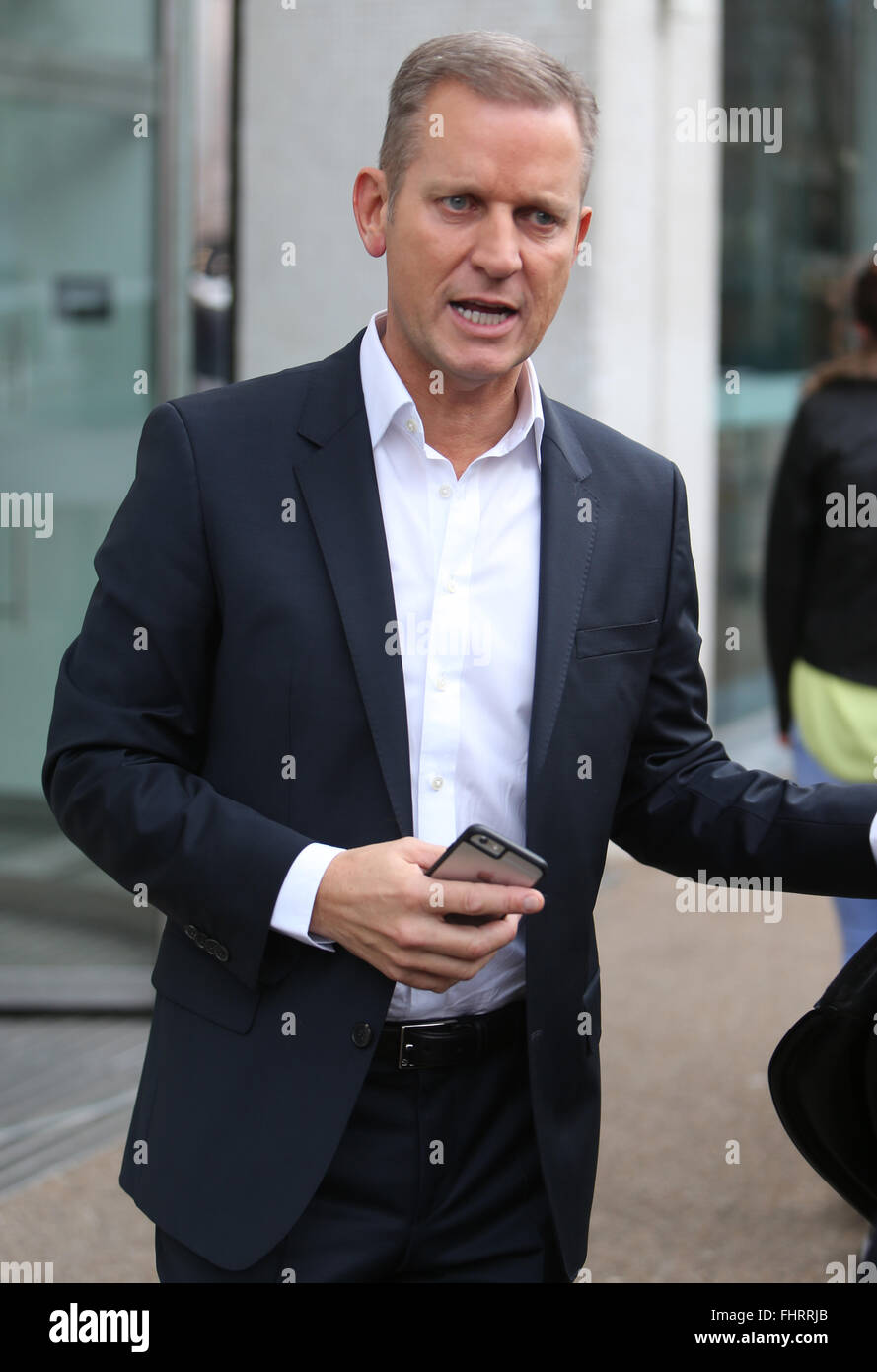 Jeremy Kyle outside ITV Studios Featuring: Jeremy Kyle Where: London ...