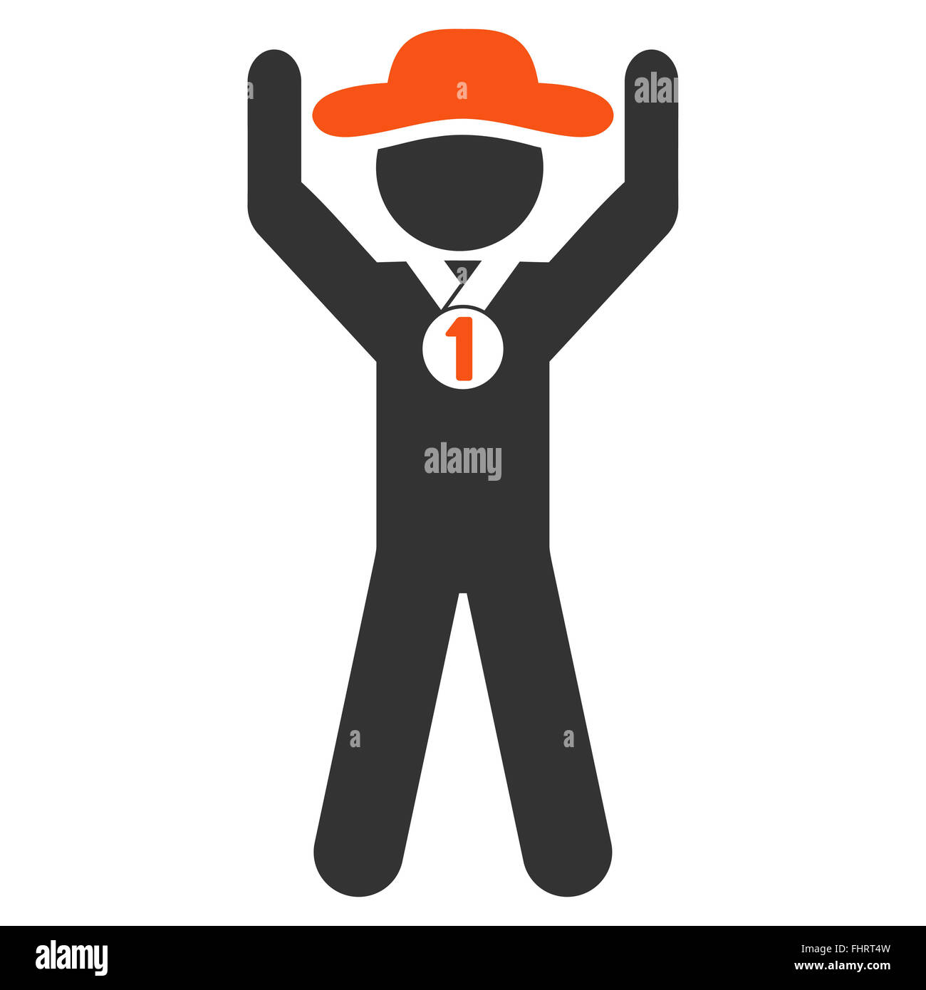 User Champion Icon Stock Photo - Alamy