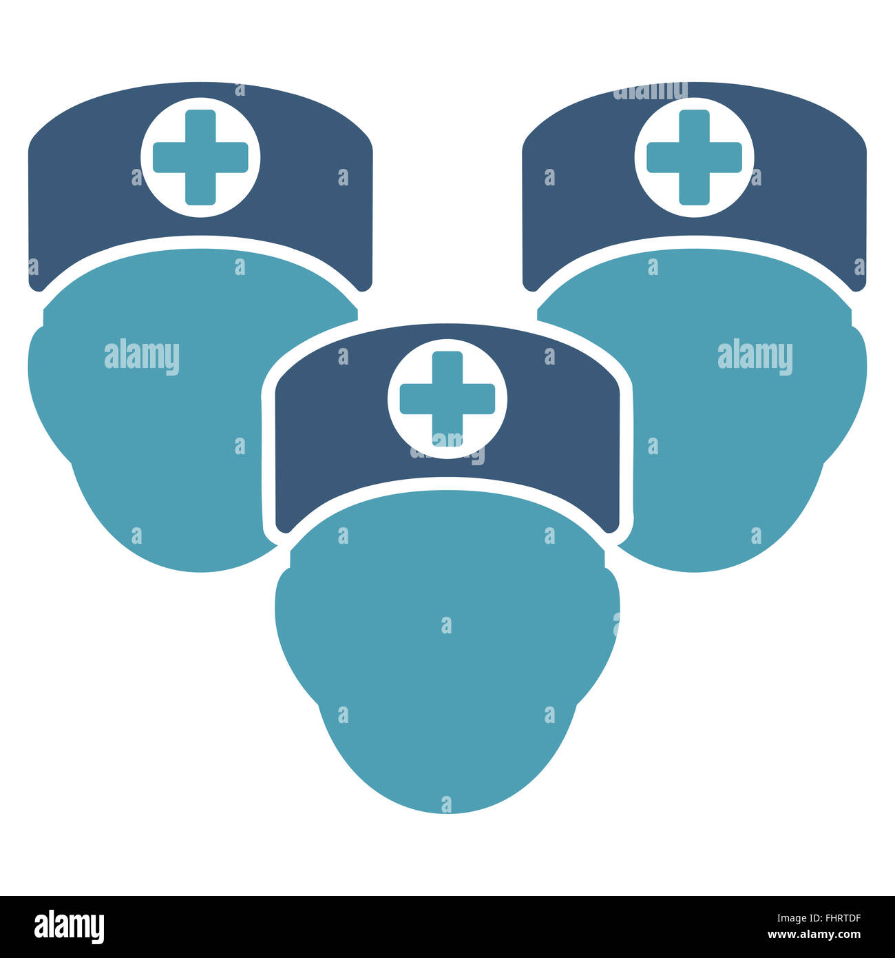 Medical Staff Icon Stock Photo - Alamy