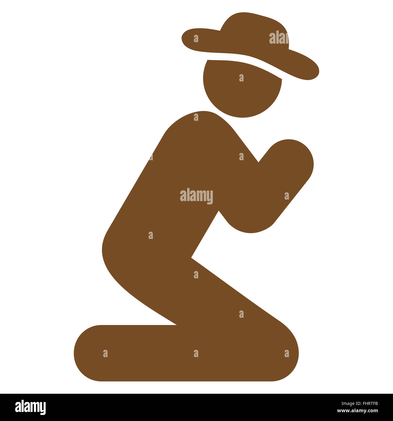 Human Figure Pray Icon Stock Photo - Alamy