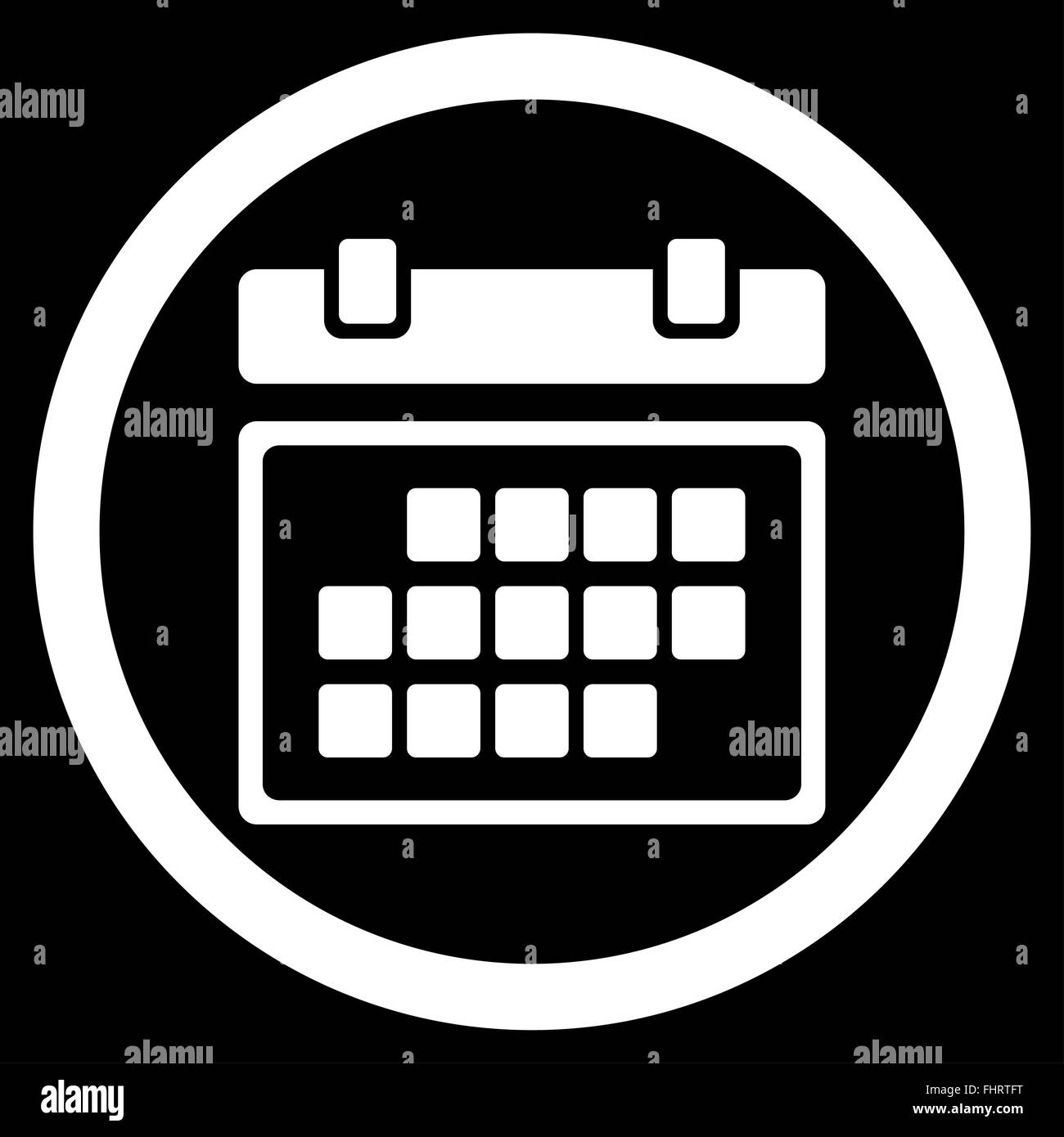 Month Plan Icon Stock Photo - Alamy
