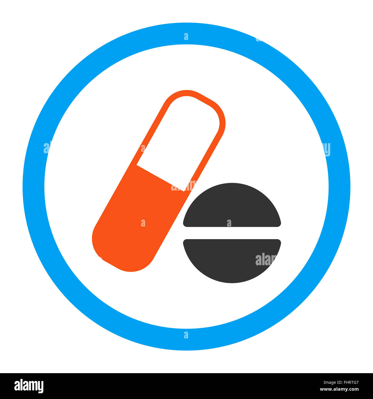 Medication Rounded Vector Icon Stock Photo - Alamy