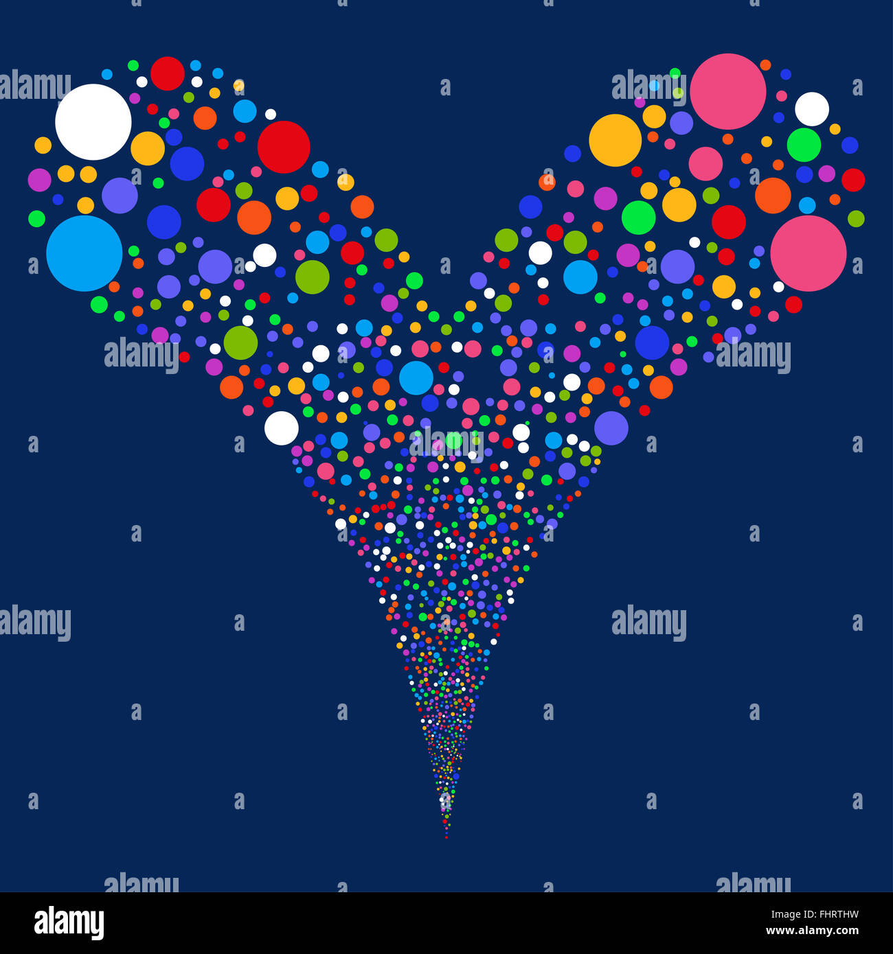 Double Bubble Fireworks Stock Photo - Alamy