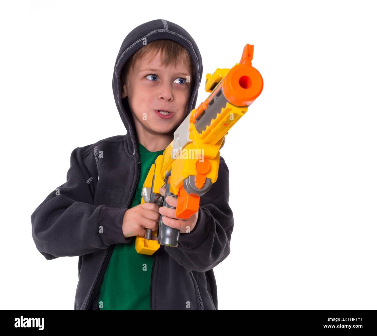 boy with the gun Stock Photo - Alamy