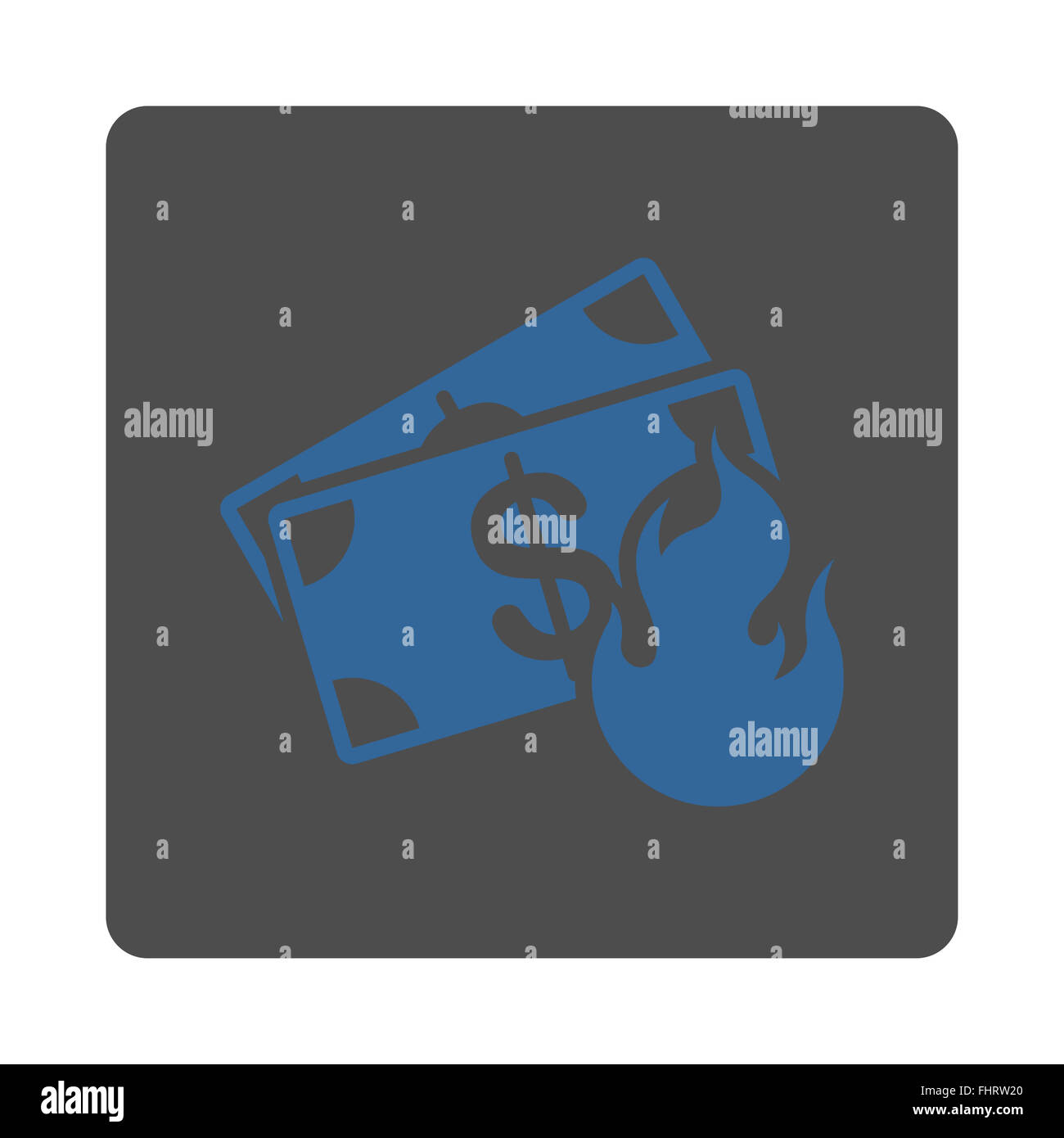 Fire Accident Icon Stock Photo - Alamy