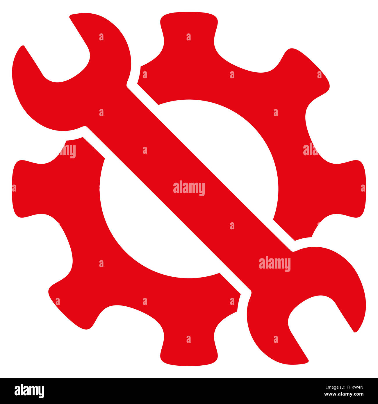 Service Tools Icon Stock Photo - Alamy