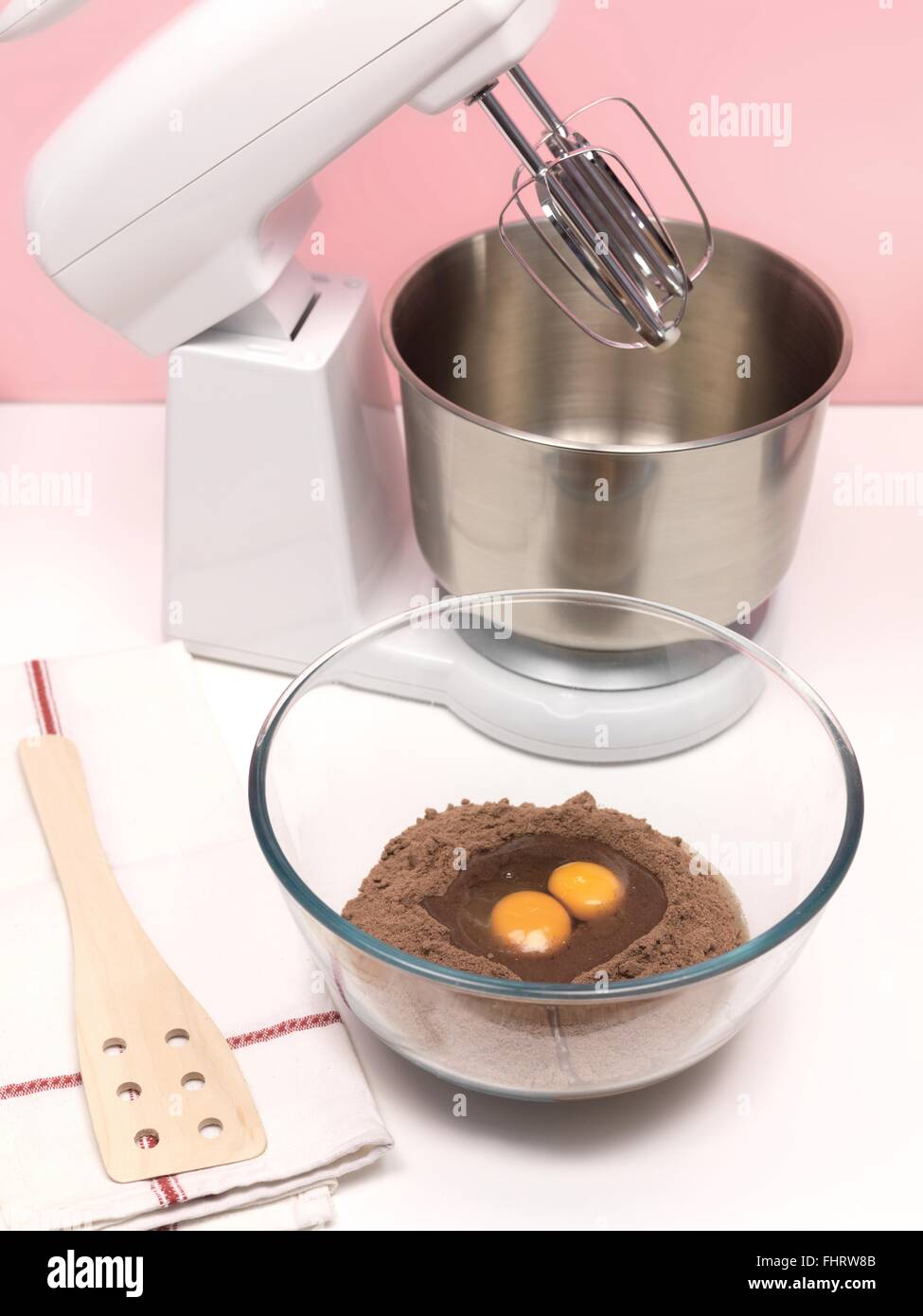 A cake mixture on a kitchen bench Stock Photo - Alamy