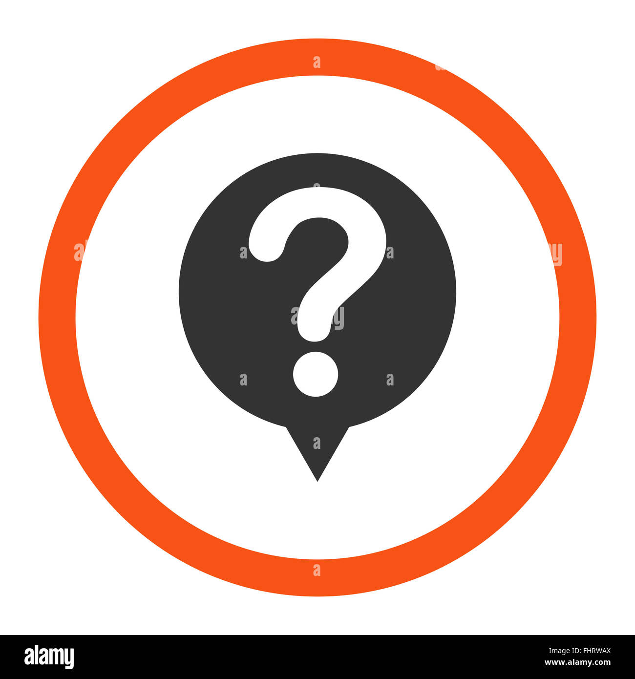 Status flat orange and gray colors rounded vector icon Stock Photo - Alamy