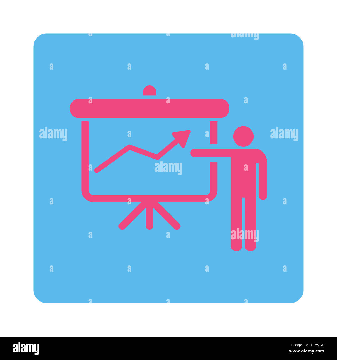 Project Presentation Icon Stock Photo - Alamy