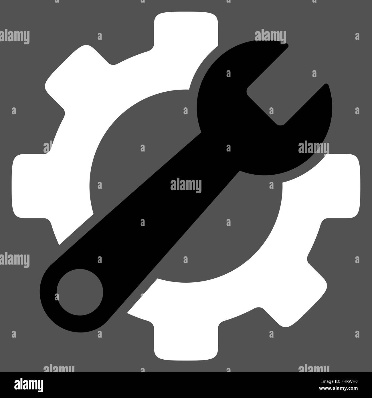 Service Tools Icon Stock Photo - Alamy