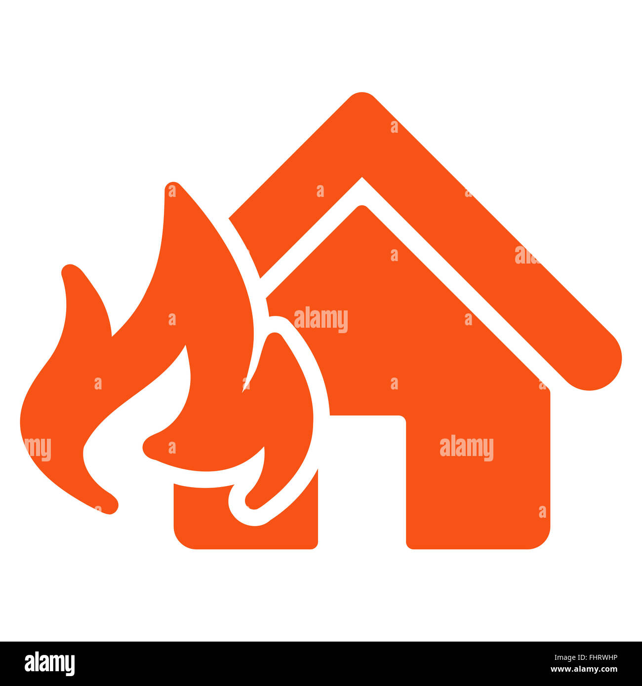 Fire Damage icon from Business Bicolor Set Stock Photo - Alamy