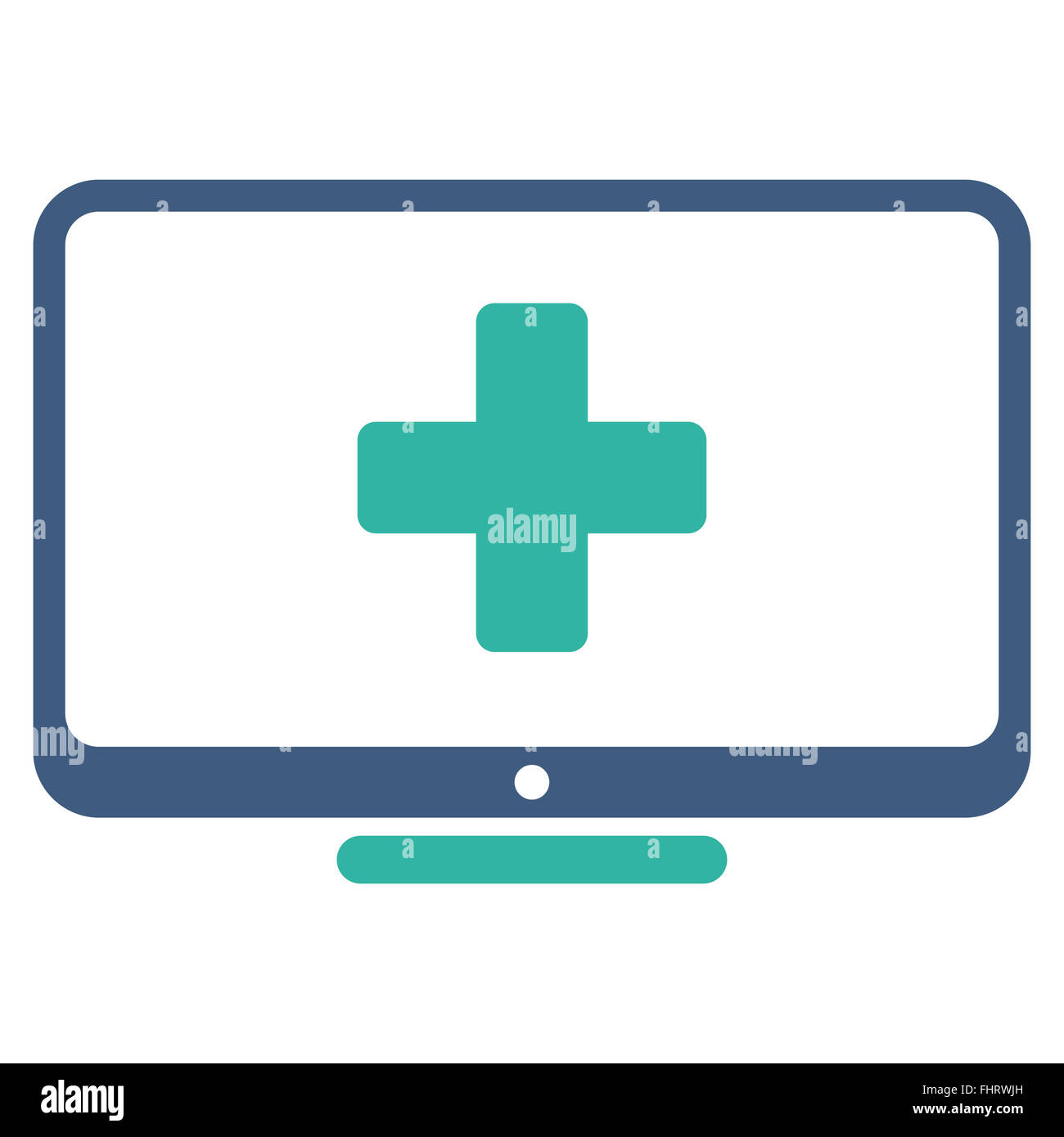 Medical Monitor Icon Stock Photo - Alamy