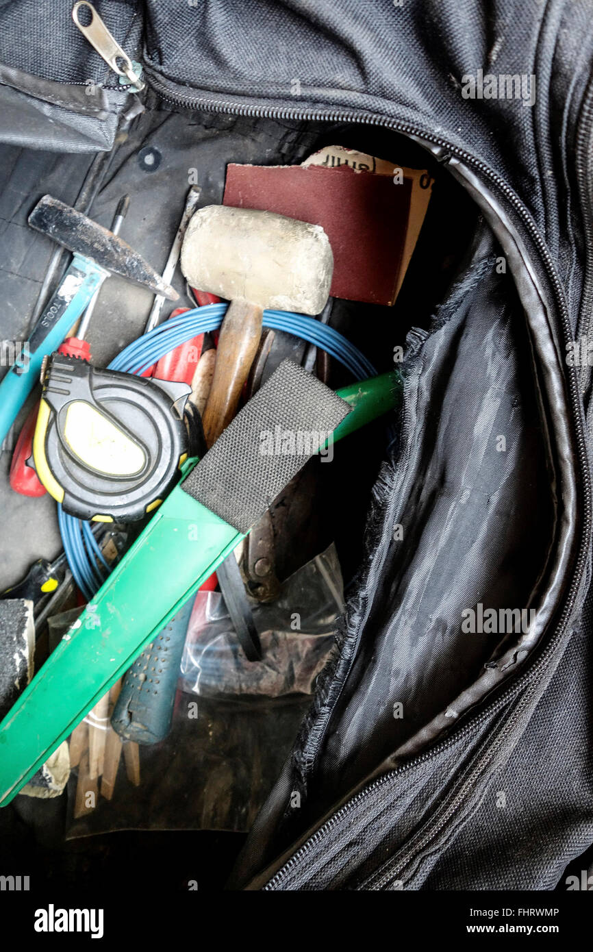 A Bag of Tools Stock Photo - Alamy