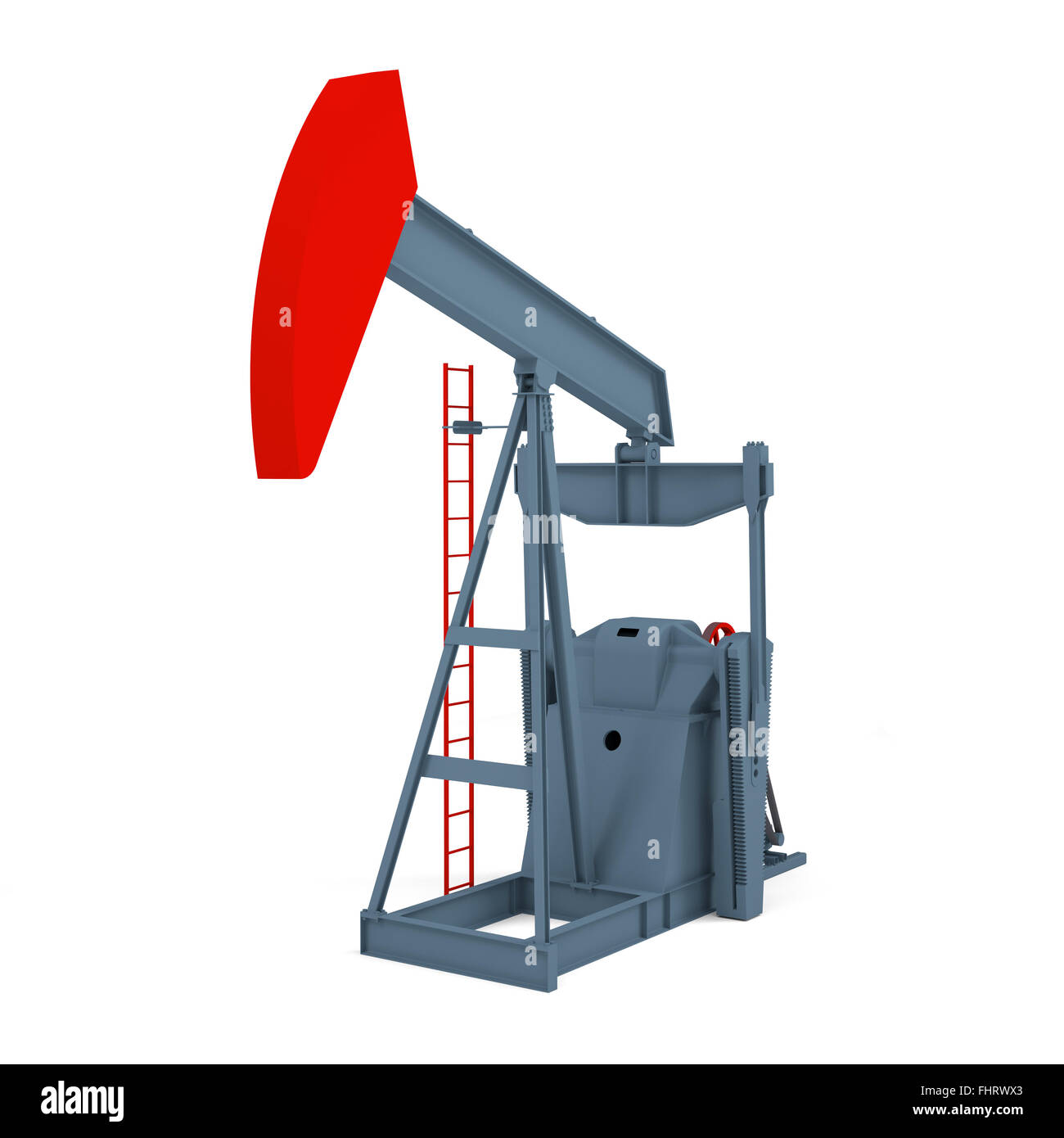 Pumping unit on white Stock Photo - Alamy