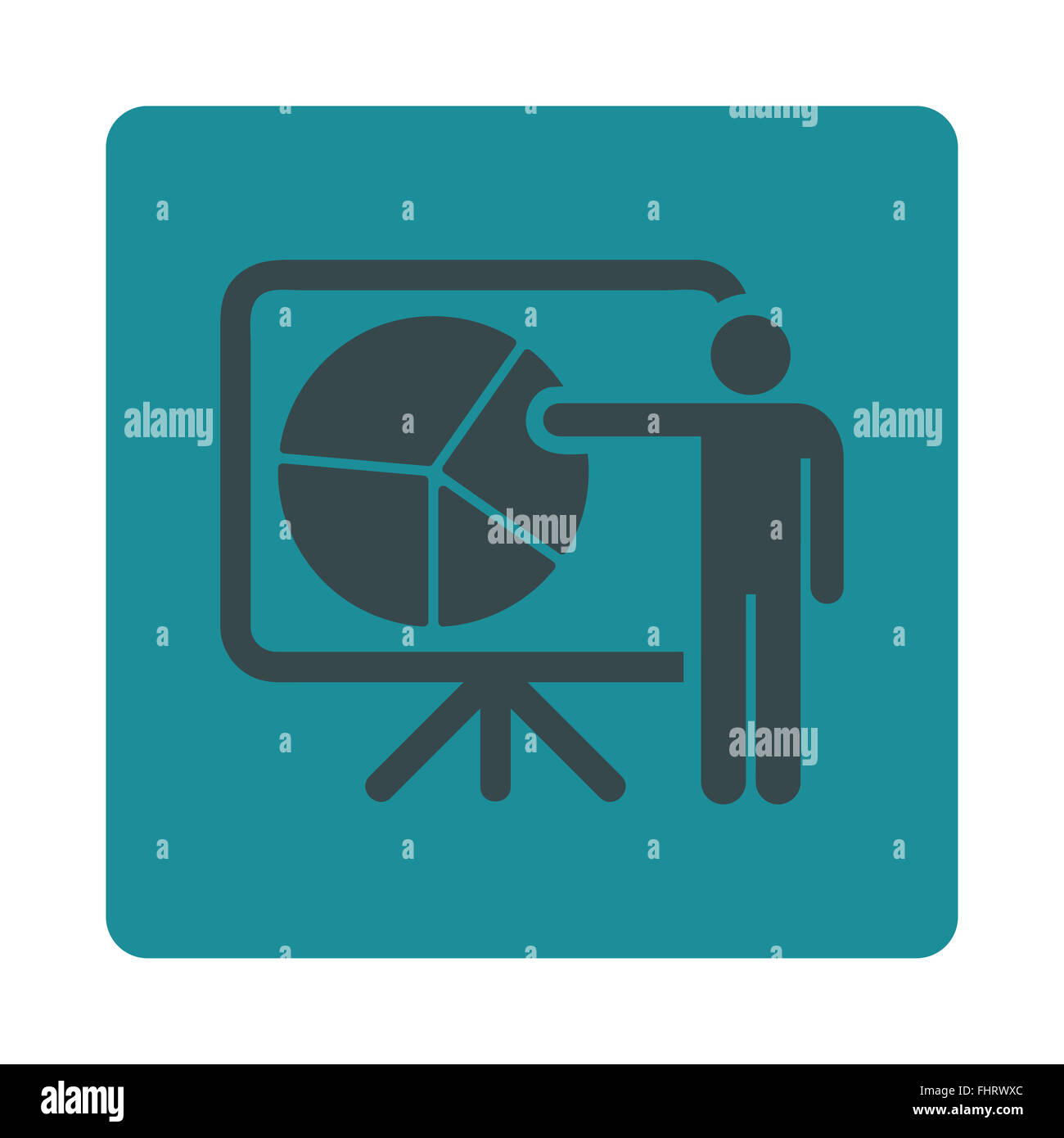 Financial lecture icon pie hi-res stock photography and images - Alamy