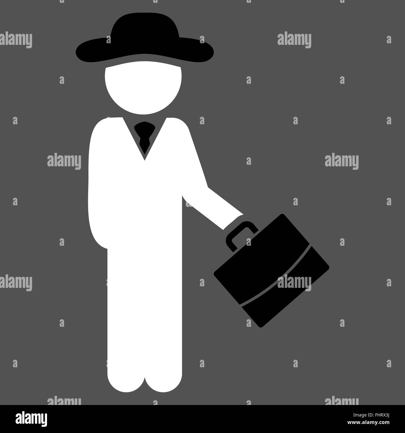 Guy Manager Icon Stock Photo - Alamy