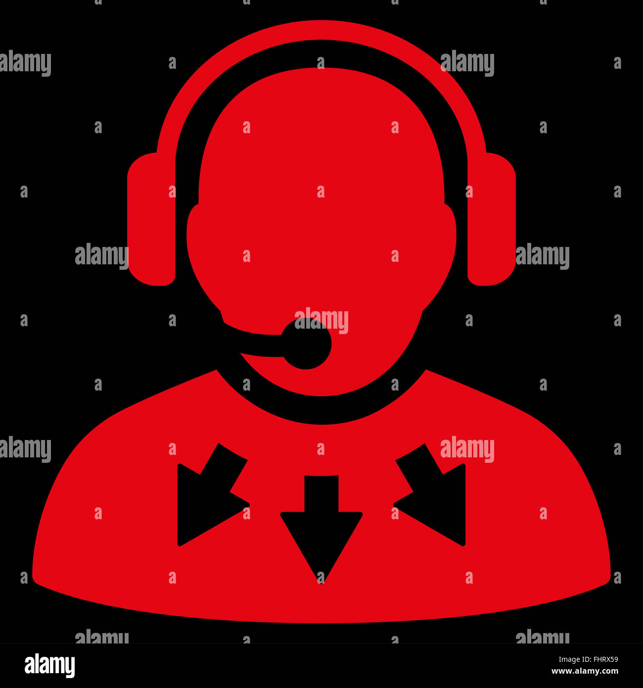 Operator Message Icon Stock Photo - Alamy
