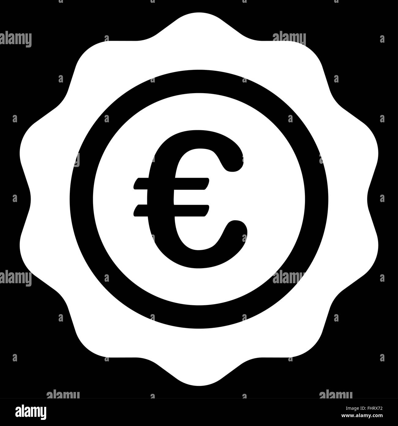 Euro Quality Seal Icon Stock Photo - Alamy