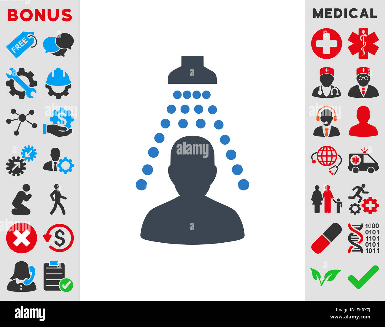 Patient Disinfection Icon Stock Photo - Alamy